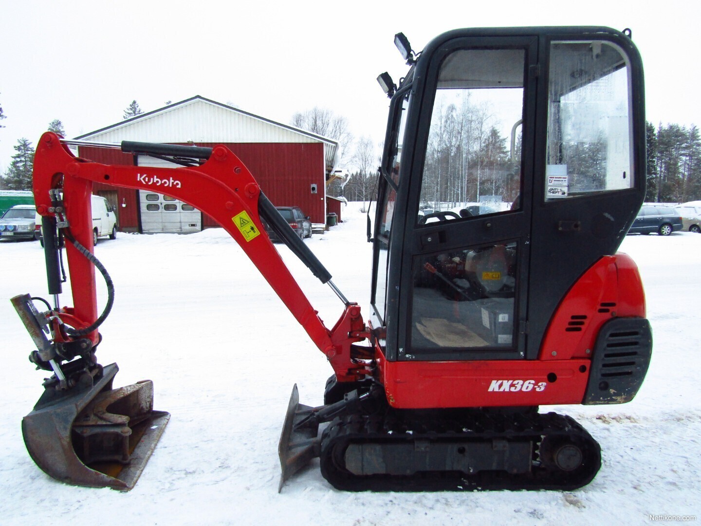 Kubota KX36-3 KALLISTAJALLA kaivinkone, 2007 - Nettikone