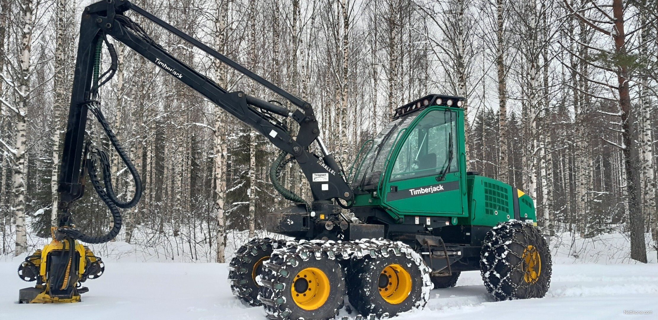 Timberjack 1070D harvesters, 2004 - Nettikone